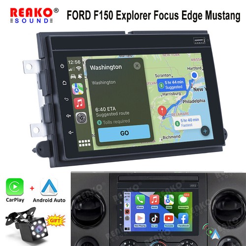 For FORD F150 Explorer Focus Edge Mustang Apple Carplay Android Car ...
