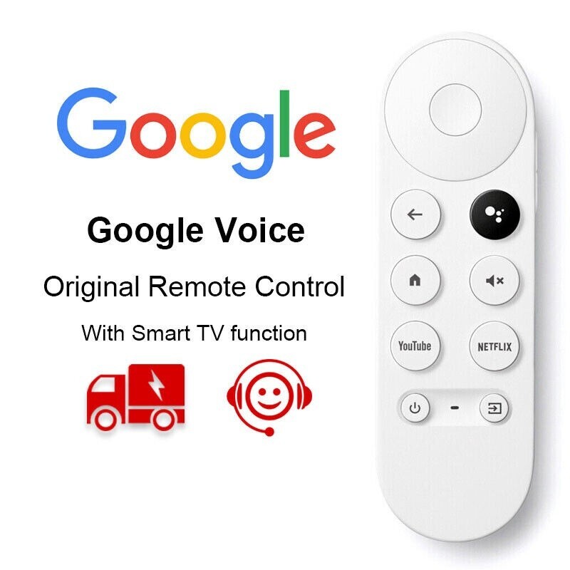 New Original For Chromecast With Google TV Voice Bluetooth IR Remote ...