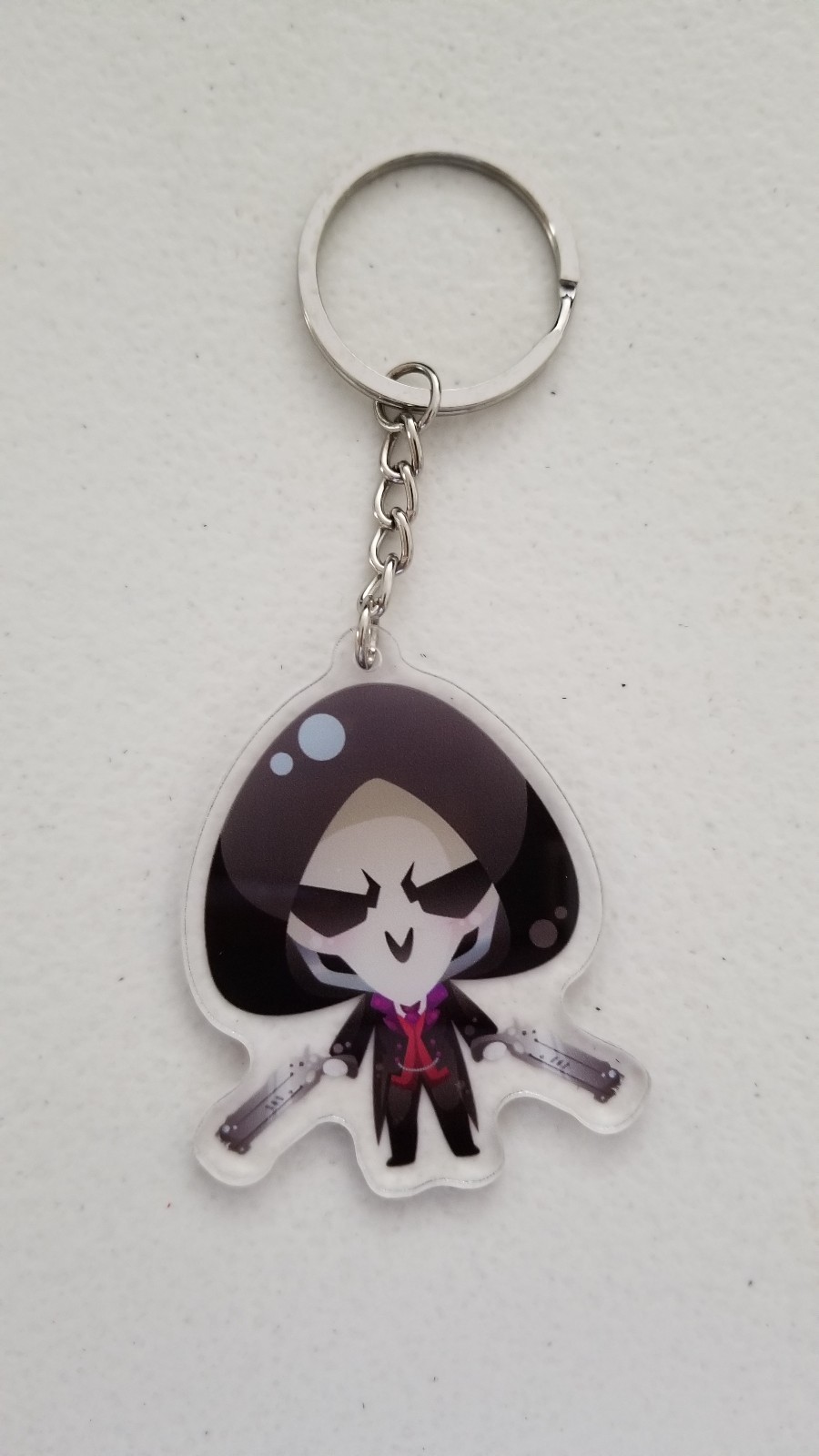 Overwatch Maidwatch Reaper Acrylic Keychain Clear Kawaii Cute Single ...