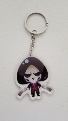 Overwatch Maidwatch Reaper Acrylic Keychain Clear Kawaii Cute Single ...