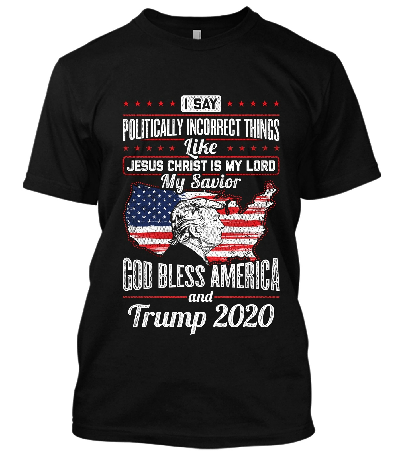 Politically Incorrect Trump Liberal President Of USA New Men's Tee Map ...