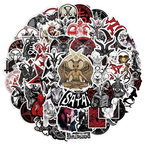 100PCS Devil Satan Stickers Decal Vinyl Laptop Phone Luggage Guitar DIY ...