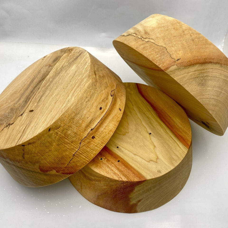 TULIP POPLAR BOWL BLANK, 10”x3” BULK LISTING, WOOD LATHE TURNING STOCK ...