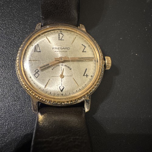 Montre Mécanique Homme Fresard Vintage Antichoc | eBay