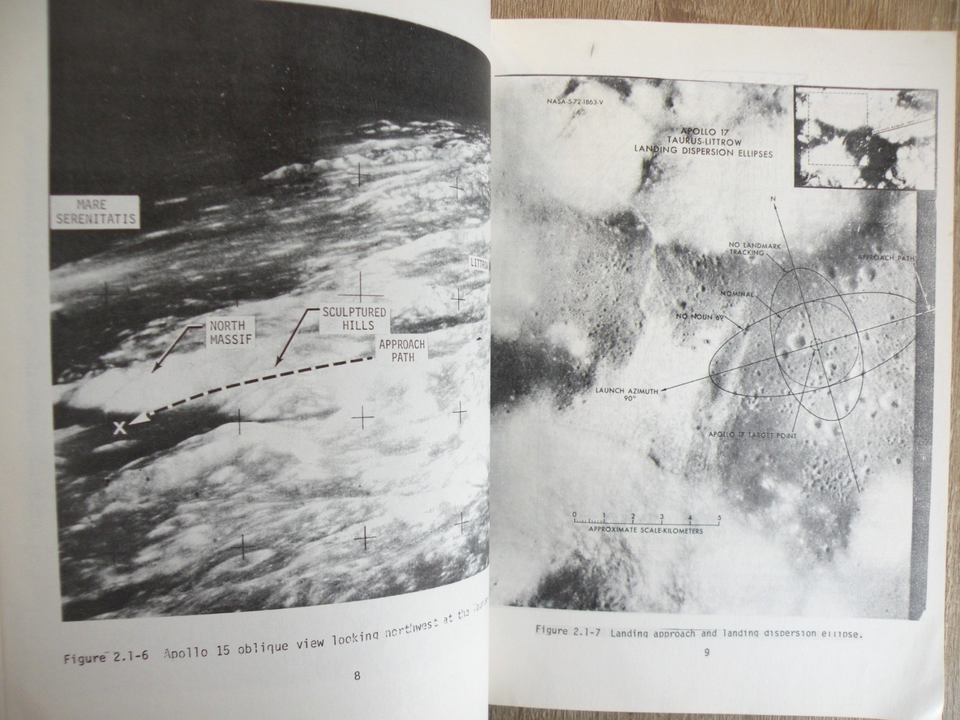 Original NASA / Apollo 17 Lunar Surface Procedures book dated September ...