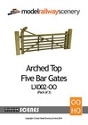 LASER CUT FARM / GARDEN GATES & POSTS OO SCALE / 1:76 MODEL RAILWAY ...