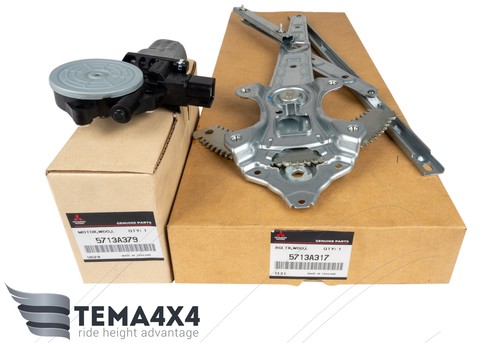 Genuine OEM Front Left Window Regulator and Motor for Mitsubishi Mirage ...
