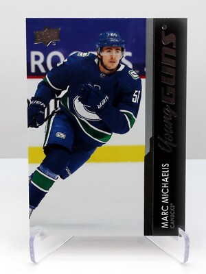 2021-22 Upper Deck Young Guns Rookie Card #235 Marc Michaelis - Canucks ...