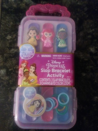 DISNEY 3 PRINCESSES SLAP BRACELETS ACTIVITY NEW IN PACKAGE | eBay