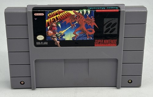 Super Metroid (Super Nintendo, 1994) SNES Authentic Cart Only Tested ...
