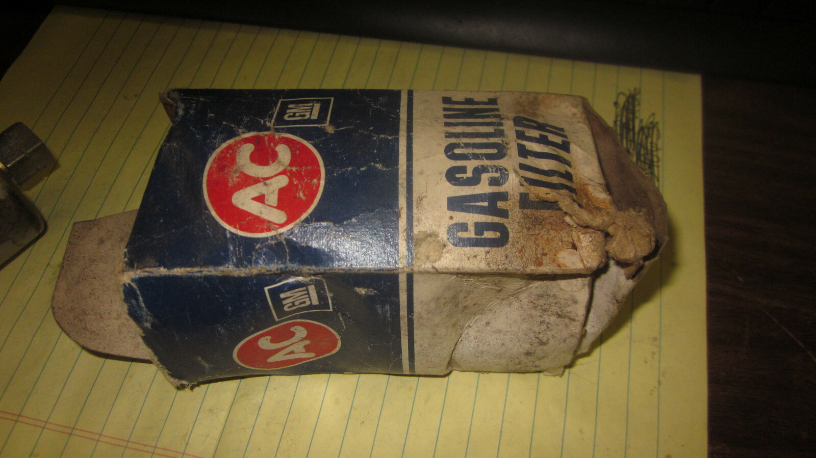 NOS 1962-1965 AC DELCO GF90 GM 90 AC FUEL FILTER CORVETTE #5650677 62 ...