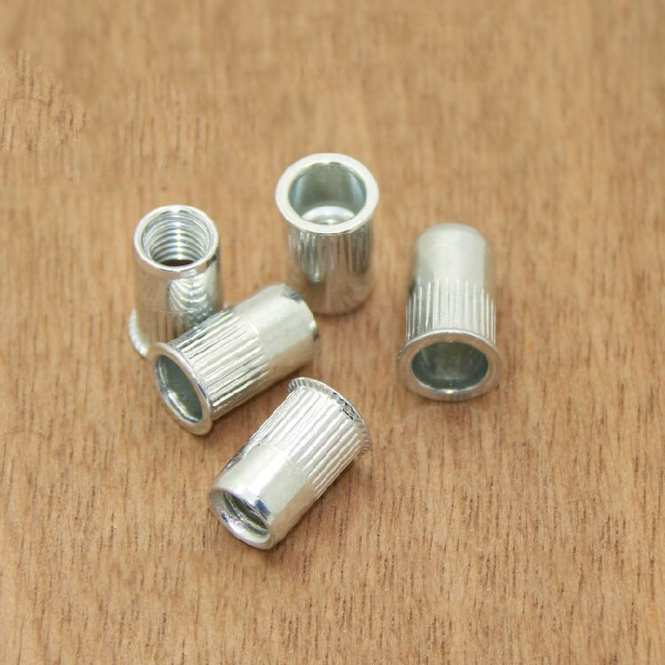 20/40/100X Flat Head Metric Threaded Blind Rivet Nut Insert Rivnut ...