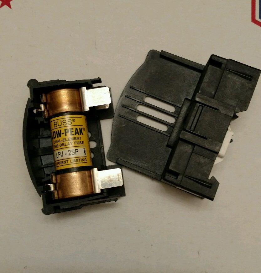 Buss Low Peak Yellow Fuse LPJ-2SP with JT60030 Fuse Holder ***Fast ...