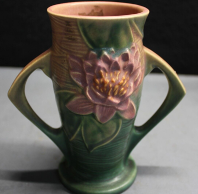 Roseville Flower Patterns Roseville 1940's Apple Blossom Vase