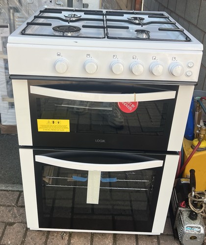 LOGIK LFTG60W22 60 cm Gas Cooker - White LPG Convertible | eBay UK