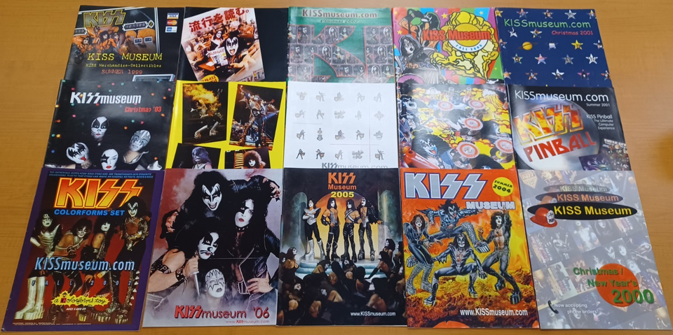 KISS Museum Merchandise Catalog Aucoin Related Vintage Items 2002 ...