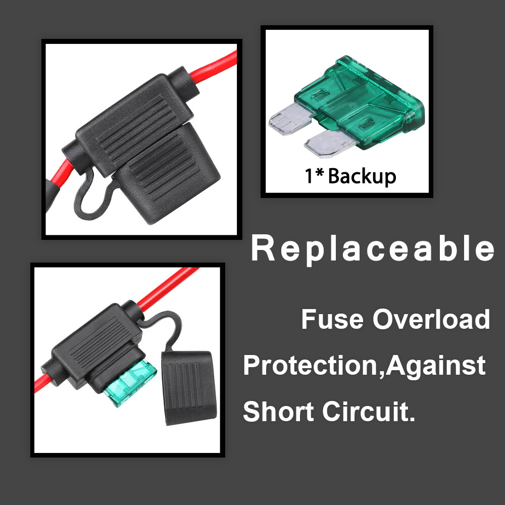 LED Light Bar Wiring Harness Kit Rock Switch 12V 40A Relay Fuse Loom 2 ...