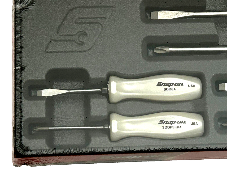 Snap On Tools NEW SDDX70APW 7pc PEARL WHITE Handle Combination ...