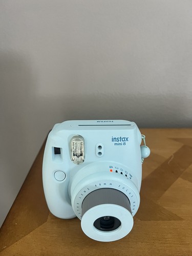 Fujifilm Instax Mini 8 Instant Film Camera - Lite Blue. Tested | eBay