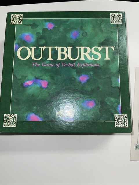 1988 Outburst Board Game of Verbal Explosions Complete for sale online ...