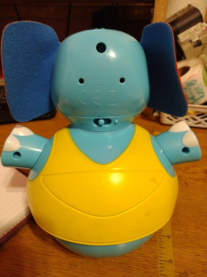 Vintage Tomy original roly poly Roll Along Chime Ball Toddler 1969 roll ...