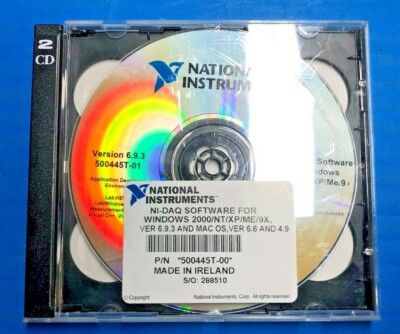 National Instruments 500445T-00 NI-DAQ Software For Windows 2000/NT/XP ...