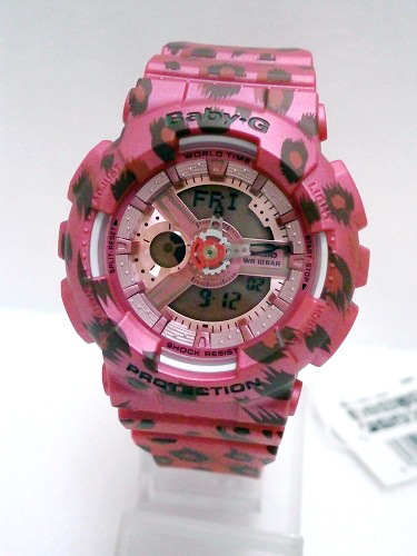 Casio Baby-G Leopard Pattern Ladies Watch BA-110LP-4A | eBay