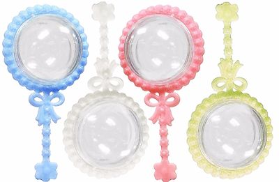 12 Fillable plastic baby rattles shower favor | eBay