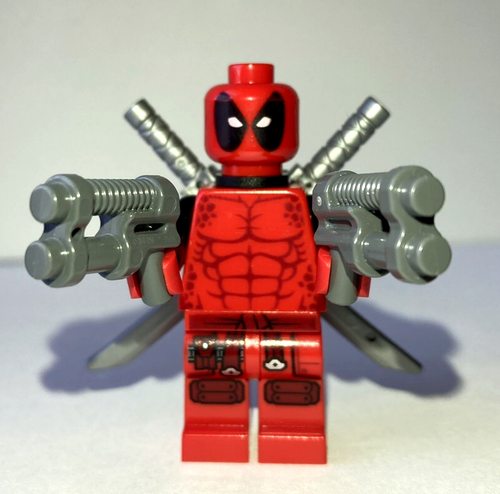 **NEW** 100% LEGO Deadpool Minifigure 6866 Marvel X-Men Chopper Variant ...