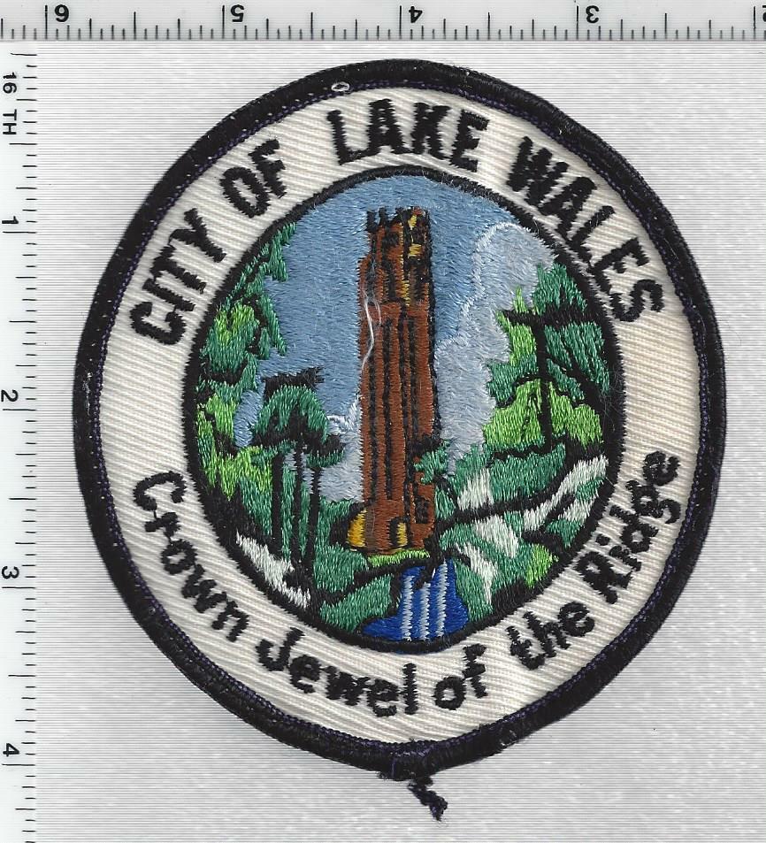 Lake Wales Police (Florida) 2nd Issue Uniform Take-Off Shoulder Patch ...