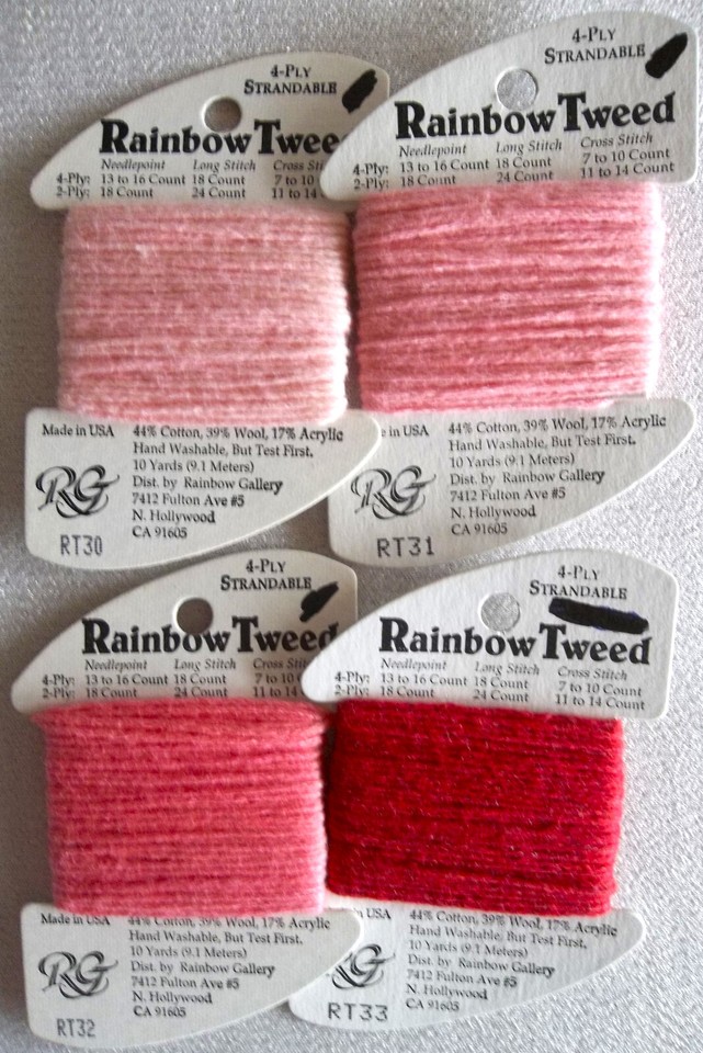 Rainbow Gallery RAINBOW TWEED - U Choose 2 Cards - 34 Different Colors ...