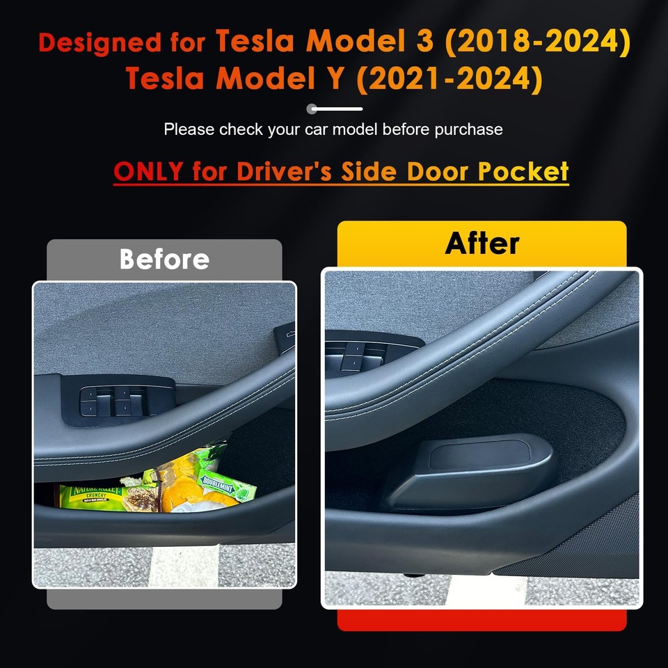 for Tesla Model Y Trash Can Tesla Model 3 Trash Bin for 2018-2025 Tesla ...