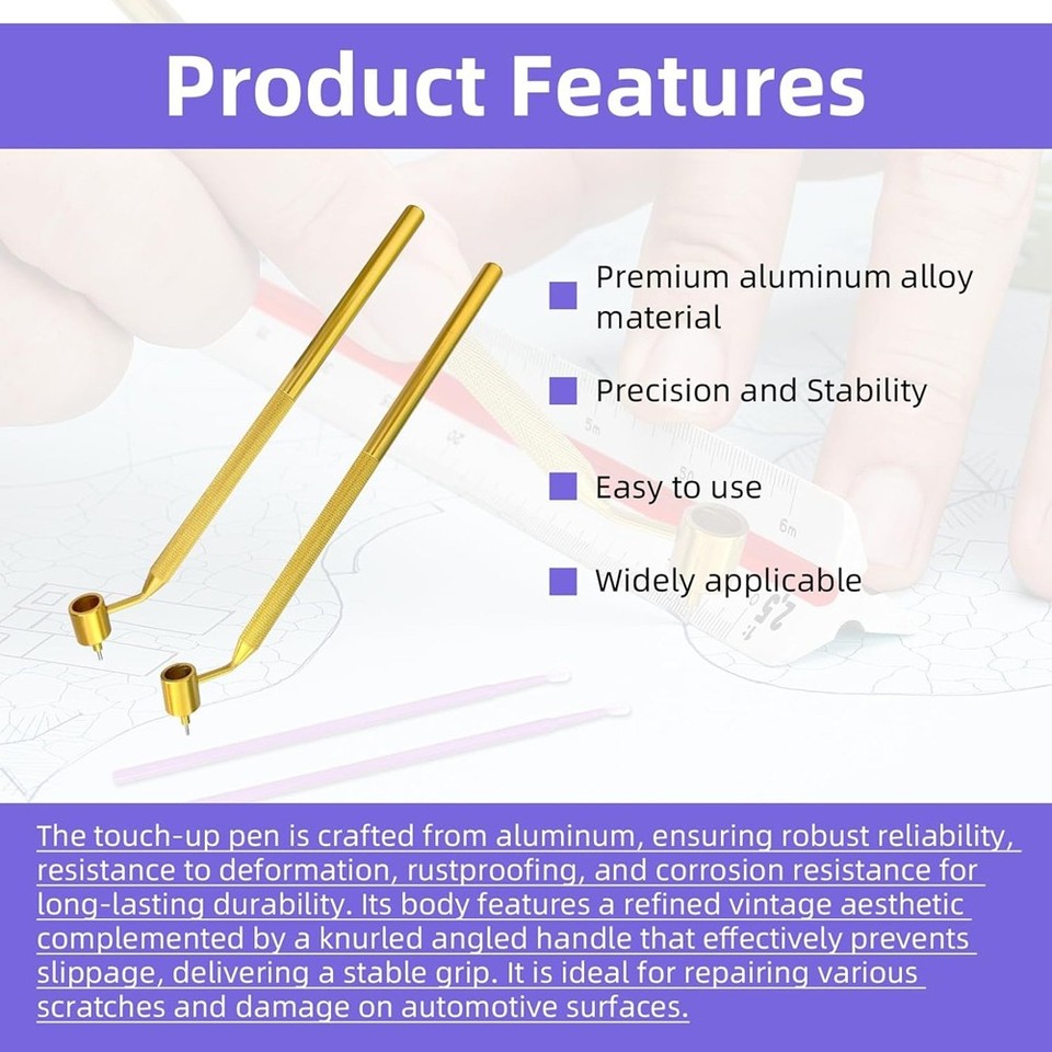 103 Pcs Detailing Fine Line Painting Pens, 0.3mm 0.5mm and 0.7mm Gold ...