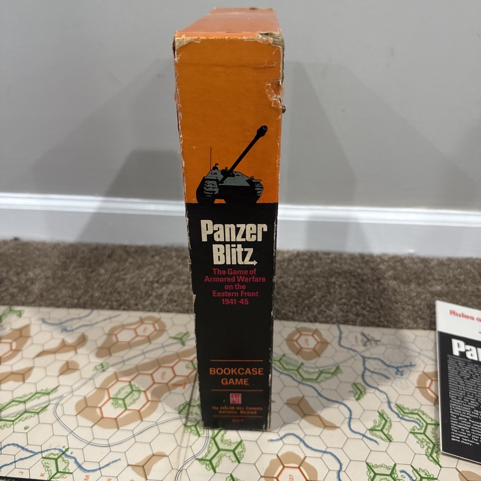 Avalon Hill Panzer Blitz Board Game Armored Warfare On The Eastern ...