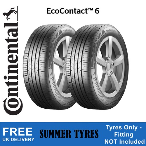 Continental 175/65/R15 Tyres x2 175 65 15 84H Ecocontact 6 Summer AB ...
