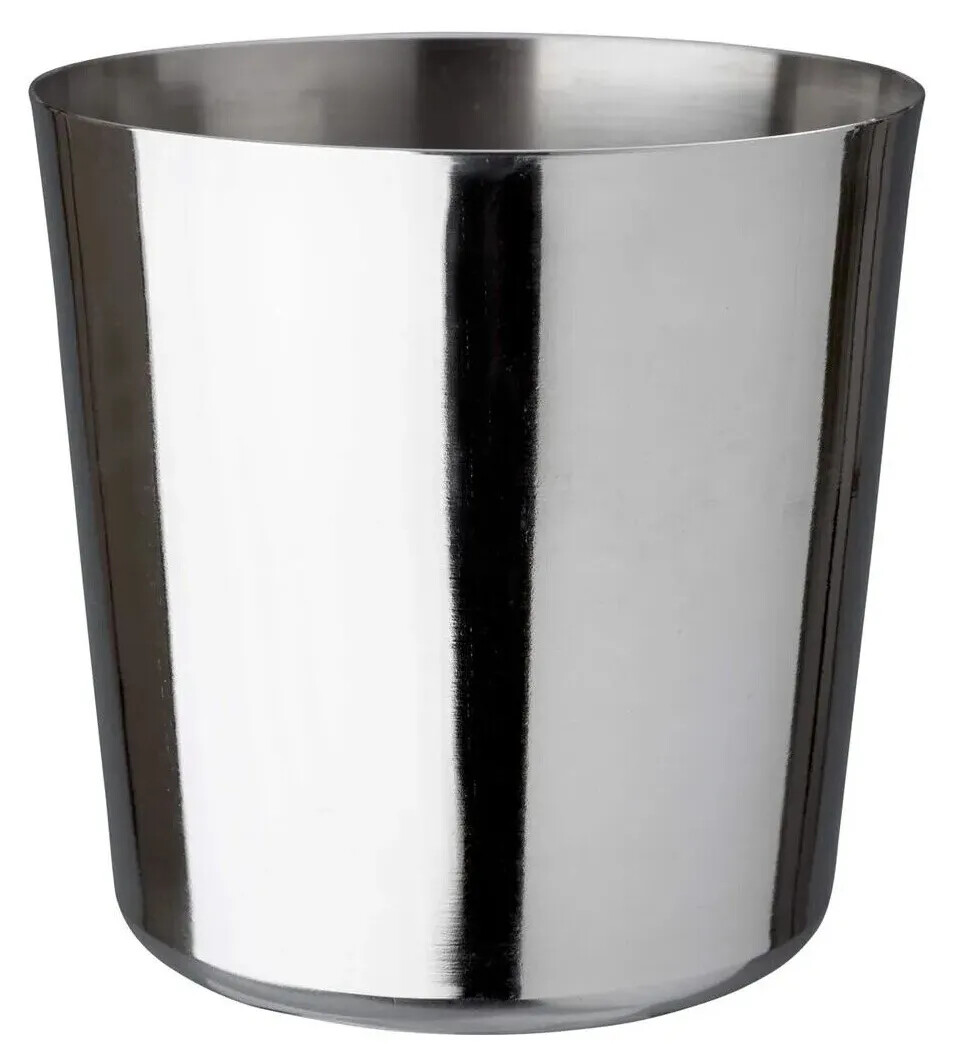 Chip Serving Cups Pack of 2 Food Presentation Pot Polished Finish 8.5 x ...