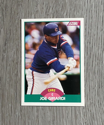 1989 MLB Score Rookie & Traded | Joe Girardi RC | #84T | Chicago Cubs ...
