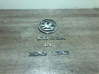 VAUXHALL CORSA 2006 5DR BADGE LOGO EMBLEM | eBay UK