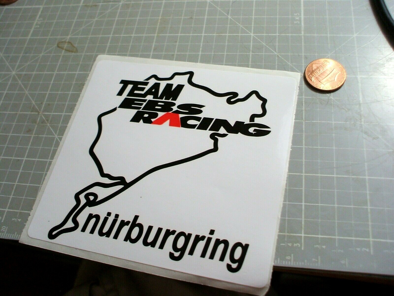 TEAM EBS RACING Sticker / Decal Automotive ORIGINAL NEW OLD STOCK | eBay