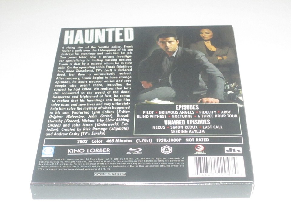 Haunted: The Complete Series Blu-ray Matthew Fox with Slipcase ...