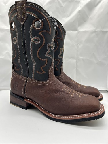 Dan Post Boots Women’s Size 11M Black Brown Leather Jesse Western ...