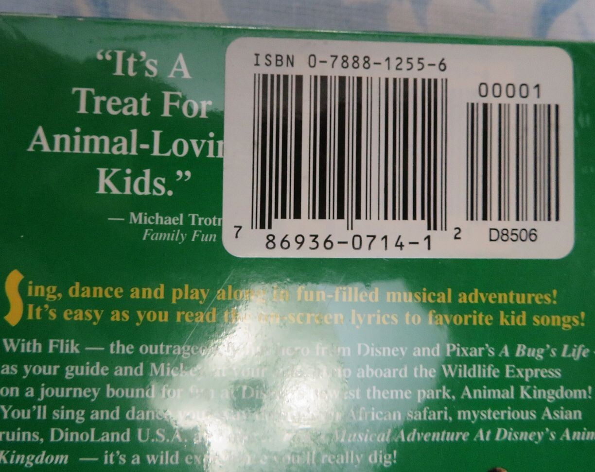 Disneys Sing Along Songs - Fliks Musical Adventure (VHS, 1999) for sale ...