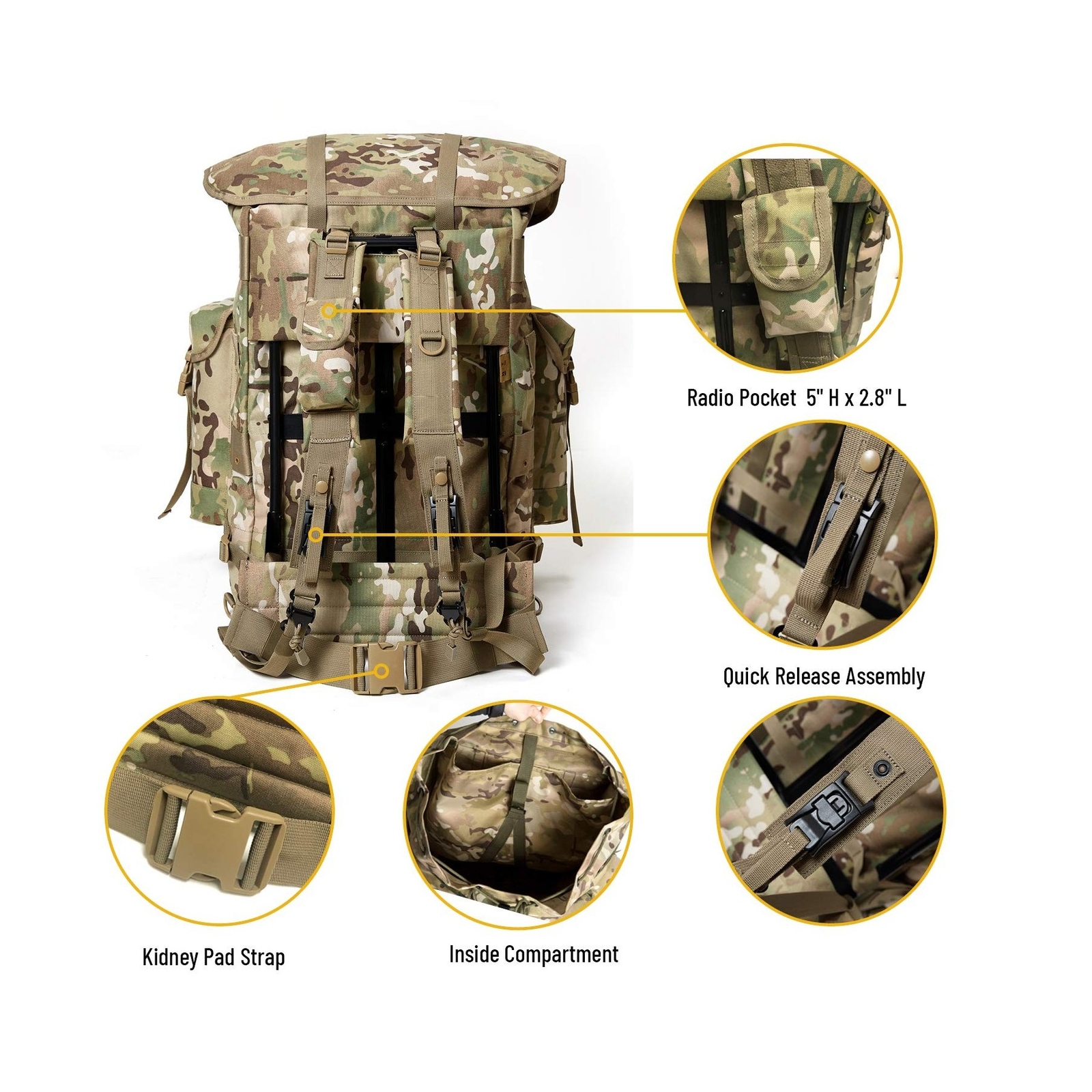 MT Military Alice Pack Army Survival Combat ALICE Rucksack Backpack | eBay