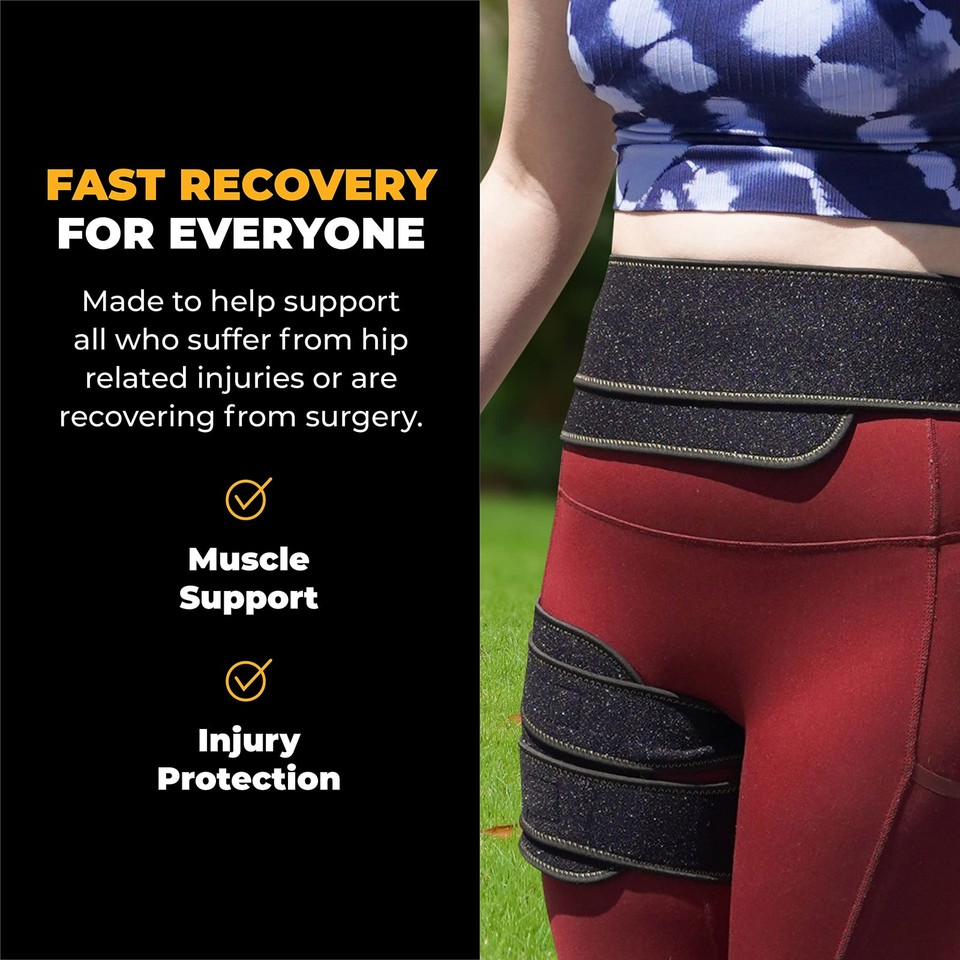 Copper Hip Brace For Sciatica Pain Relief - Hip Pain Relief Sciatic ...