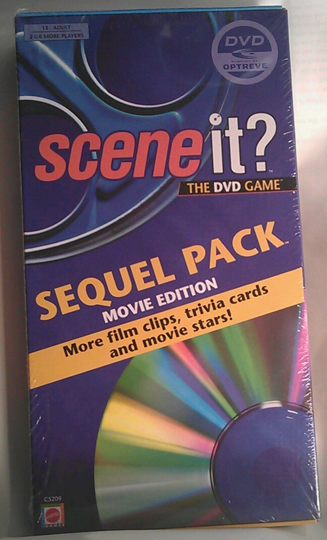 SCENE IT DVD SEQUEL PACK BRAND NEW SEALED!! MORE FILM CLIPS TRIVIA ...
