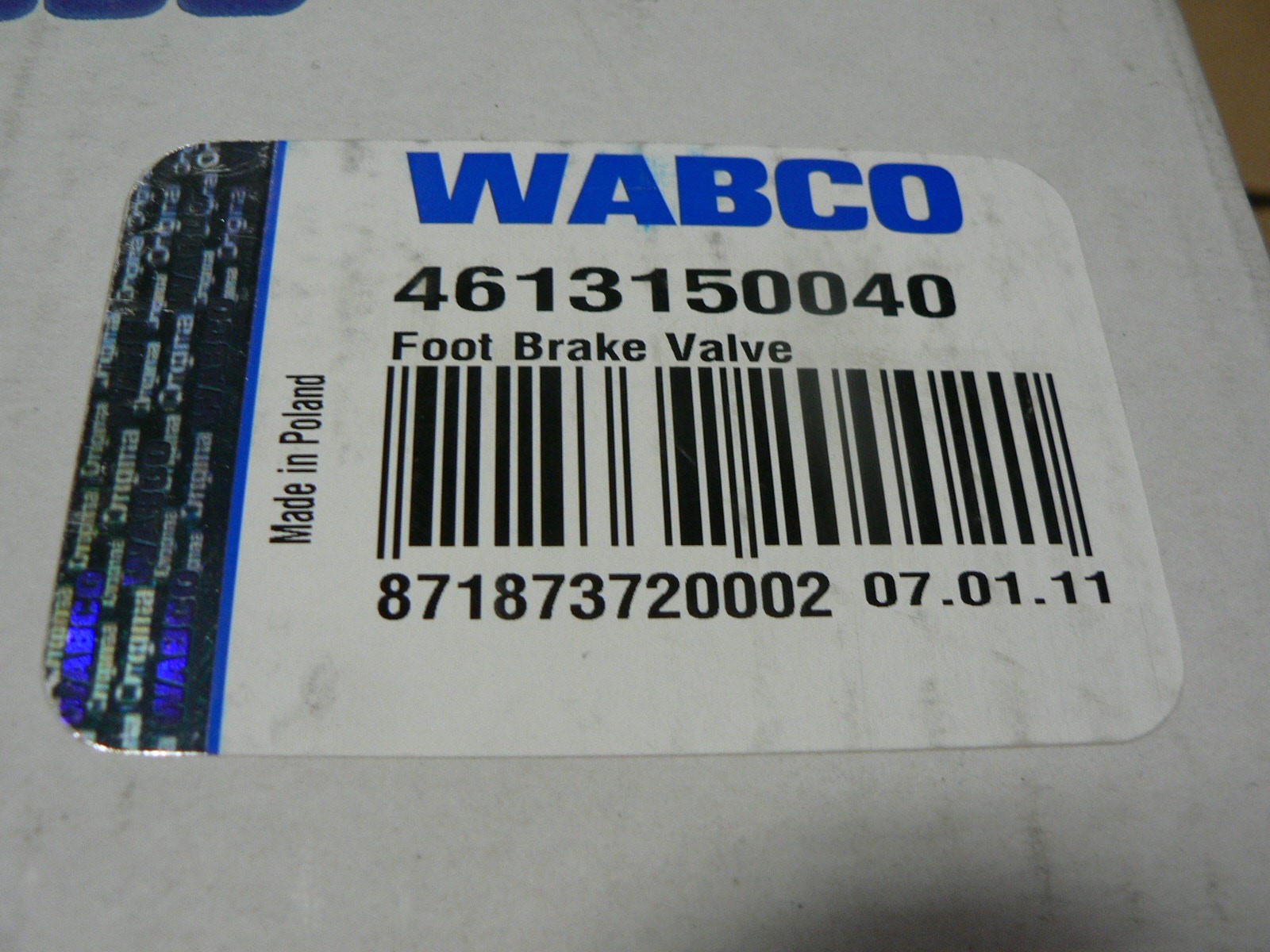 WABCO MERCEDES VOLVO BRAKE VALVE 4613150040 46131550080 4613150420 | eBay