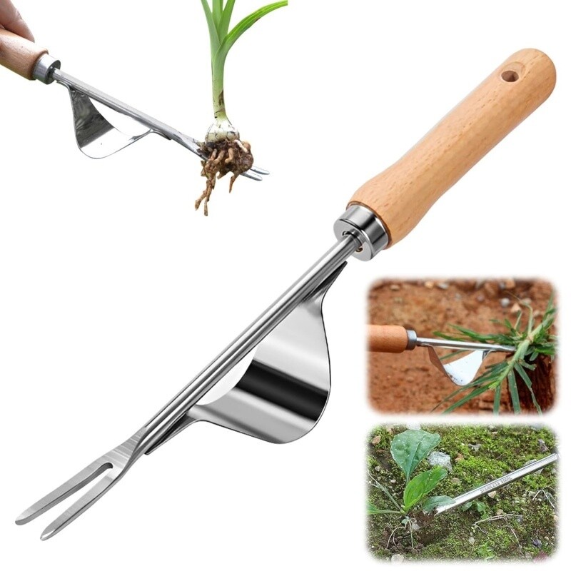Garden Hand Weeder Tool Weed Dandelion Remover Puller Farmland Manual ...