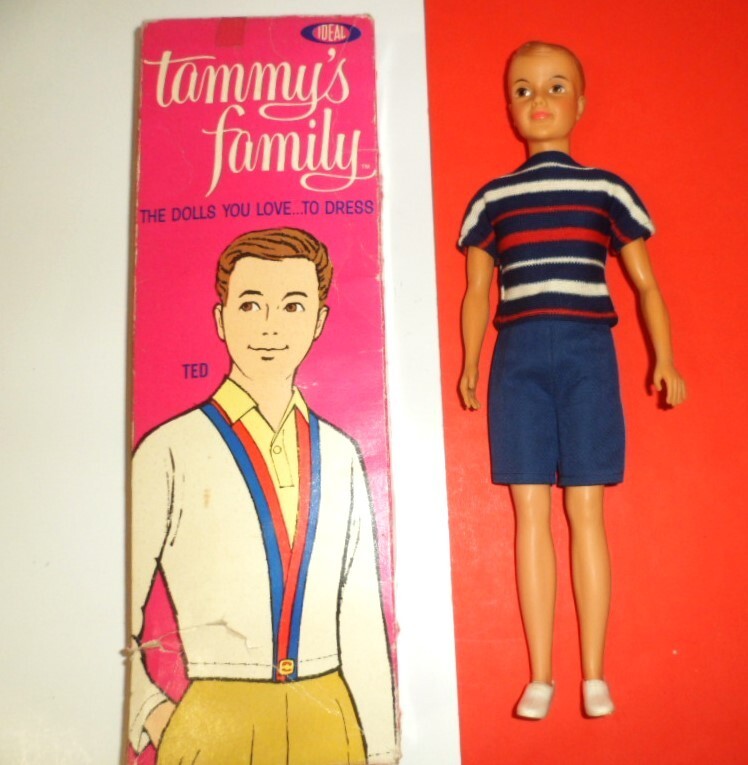 IDEAL TAMMY DOLL TED BROTHER 12.5" 9450-8 SL ORIGINAL W BOX B-12 1/2-W ...