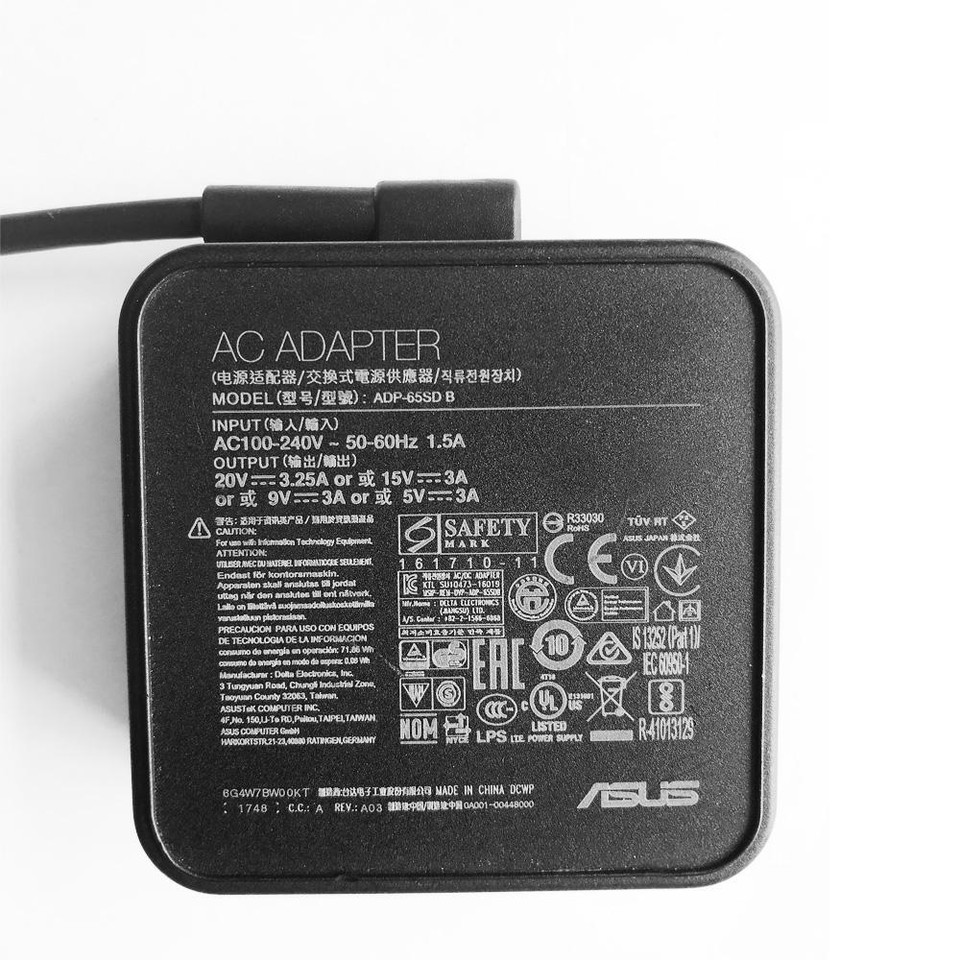 ASUS UX8406M UX8406MA 20V 3.25A Genuine AC Charger | eBay