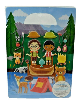 Creatology Summer Camp Sticker Play Scene 24 Repositionable Puffy ...